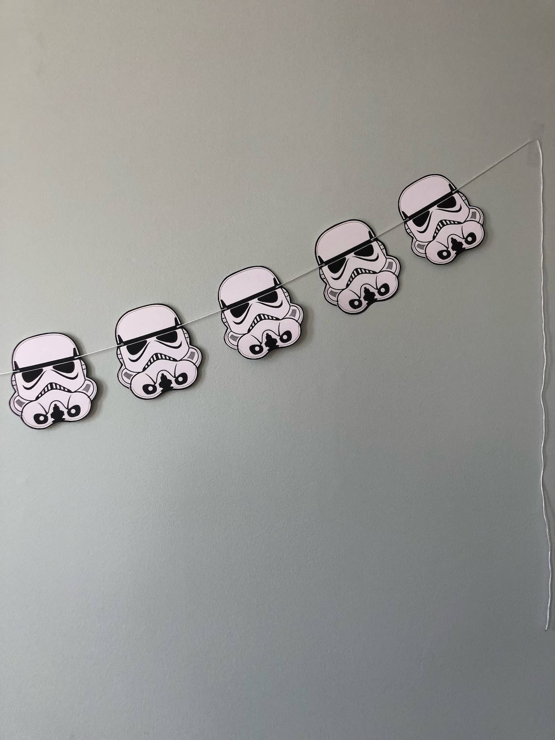 Stormtrooper Banner Star Wars Theme Birthday Star Wars | Etsy