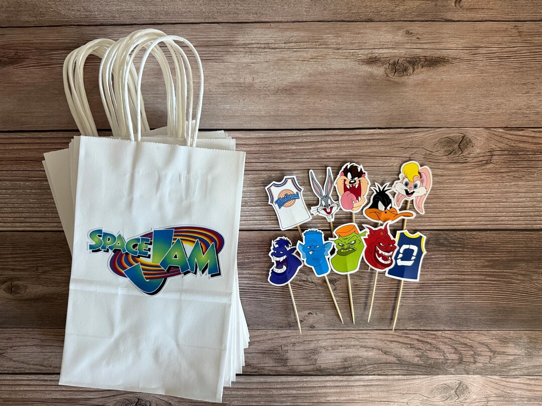 Bundle Special - Space Jam Favor Bags | Space Jam Party | Space Jam ...