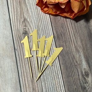 Number 1 Cupcake Toppers | #1 Cupcake Toppers | One | One Cupcake Pick ...