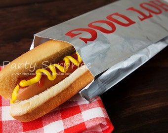 Hot dog wrapper | Etsy