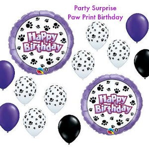 Paw Print Gift Box Table Centerpiece Box Dog Party Gift Box Decoration ...