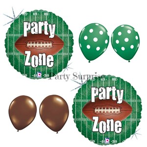 Broncos Football Balloon Package Denver Broncos Party Balloons Football ...