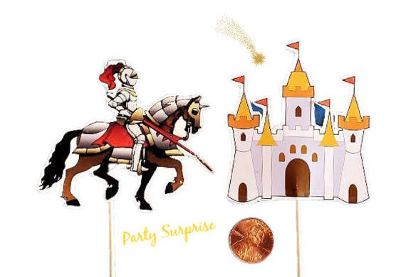 Medieval Cupcake Toppers Knights Horse Castle Lady Custom - Etsy