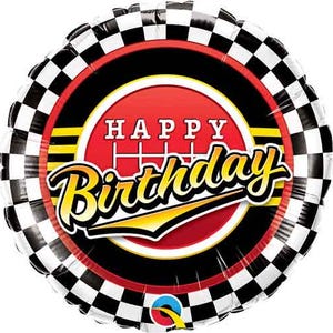 Motorcycle Balloon Pkg Flames 45 Inches Mylar Foil Motorcycle Motocross ...