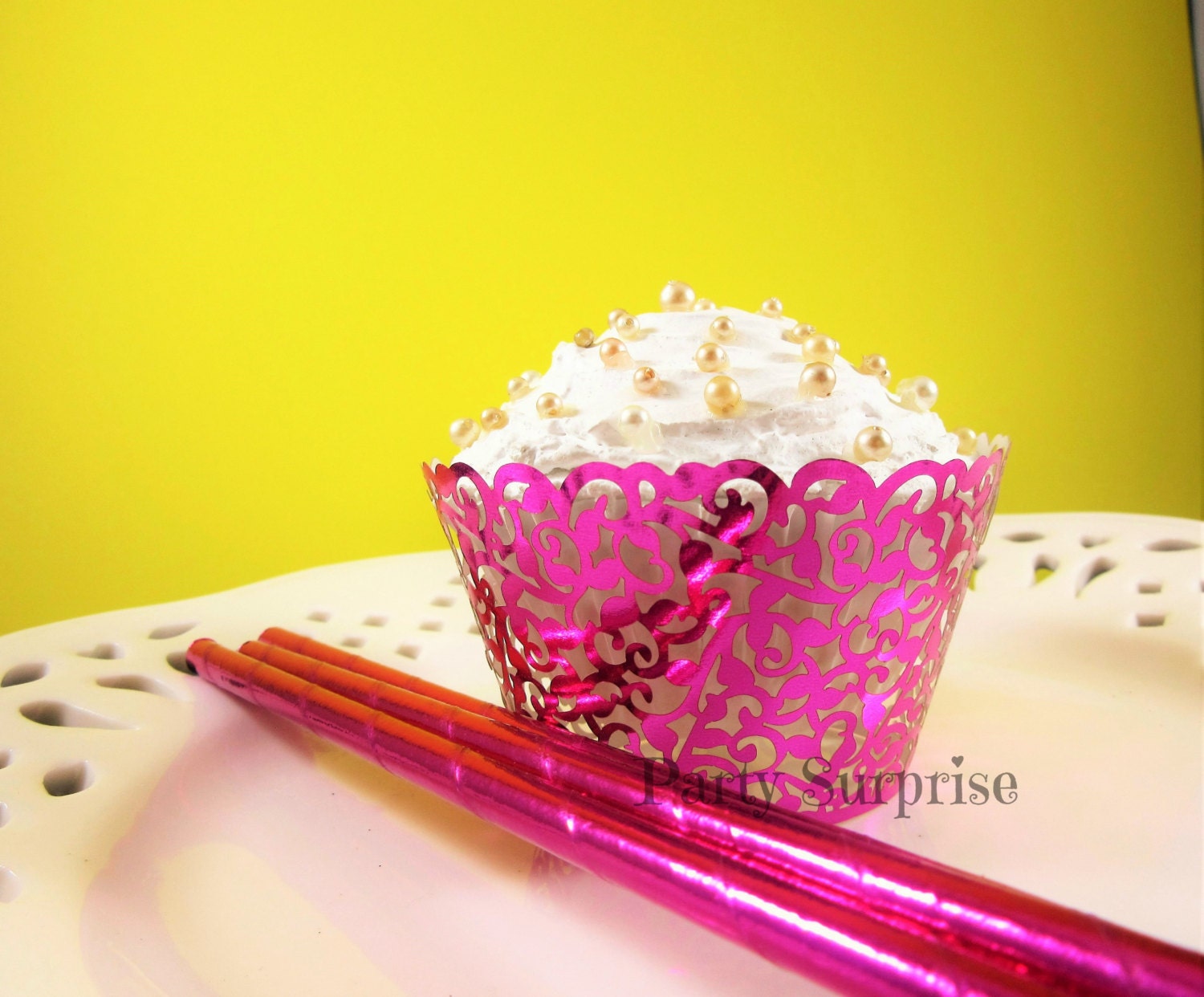 Cowboy Boots Cupcake Toppers Hot Pink and Gold Glitter Boots Toppers ...