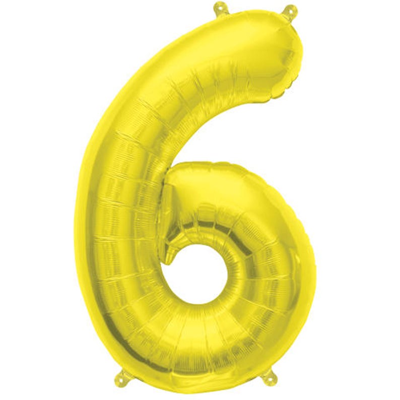 6th Birthday Balloon Package Boy Birthday Girl Birthday 6 | Etsy