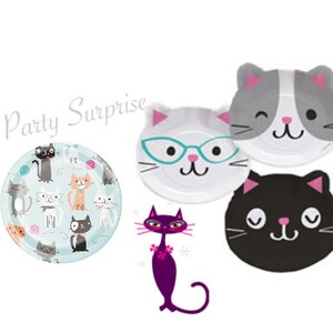 Cat Party Banner, Paw Print Kitten Decor (66" Long) - Etsy