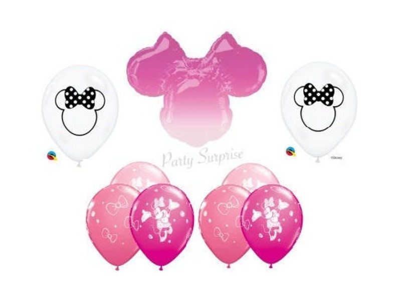 Minnie Mouse 5th Birthday Balloon Pkg Jumbo Minnie Number 5 - Etsy