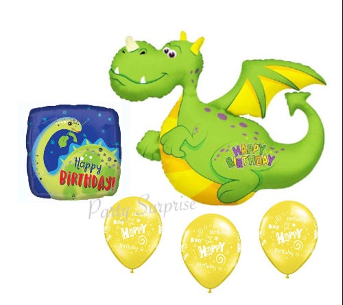 Dinosaur Cake Topper Blue and Yellow Dinosaur Party Cupcake | Etsy