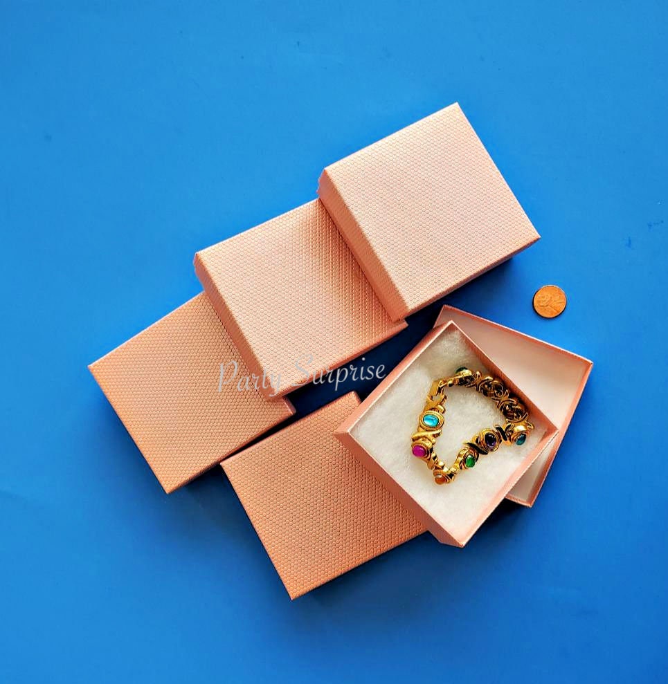 Pink gift boxes 3x2x3 small pink gift box jewelry box | Etsy