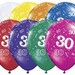 30th Birthday Balloons 30th Anniversary Balloons 30 Assorted Colors ...