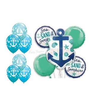 Nautical Birthday Balloon Pkg Patriotic Nautical Balloons Made in US ...