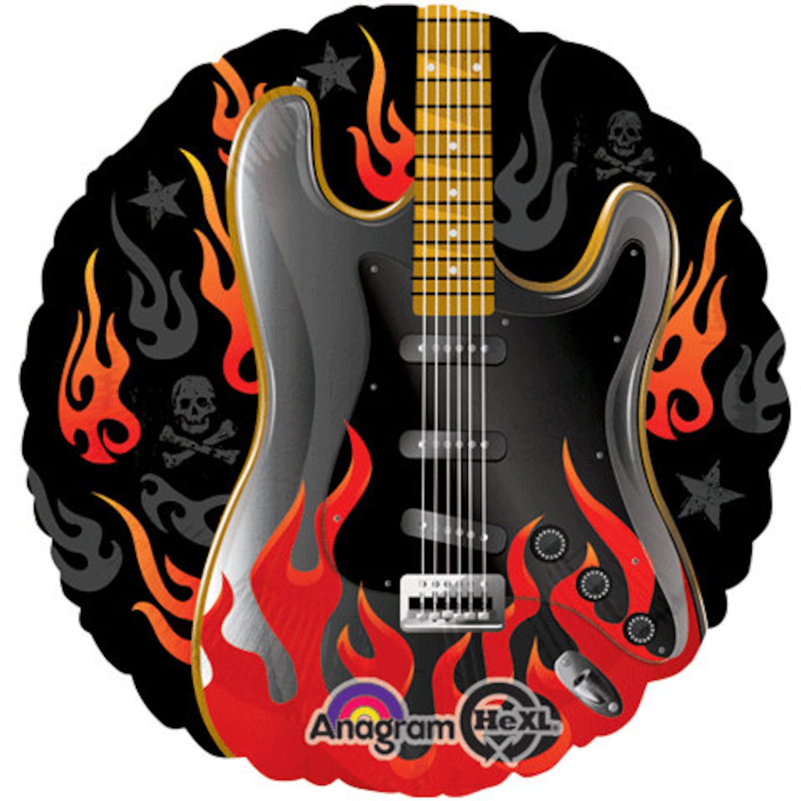 Guitar Rock N Roll Balloons Rock and Roll Party Balloons Latex - Etsy