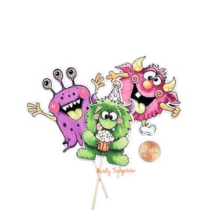 Monsters Univ Balloons Pkg Kids Birthday Party Number Balloons Air Fill ...