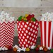 Black Popcorn Boxes GOOD PRICES, Black Polka Dots and Stripes Favor ...