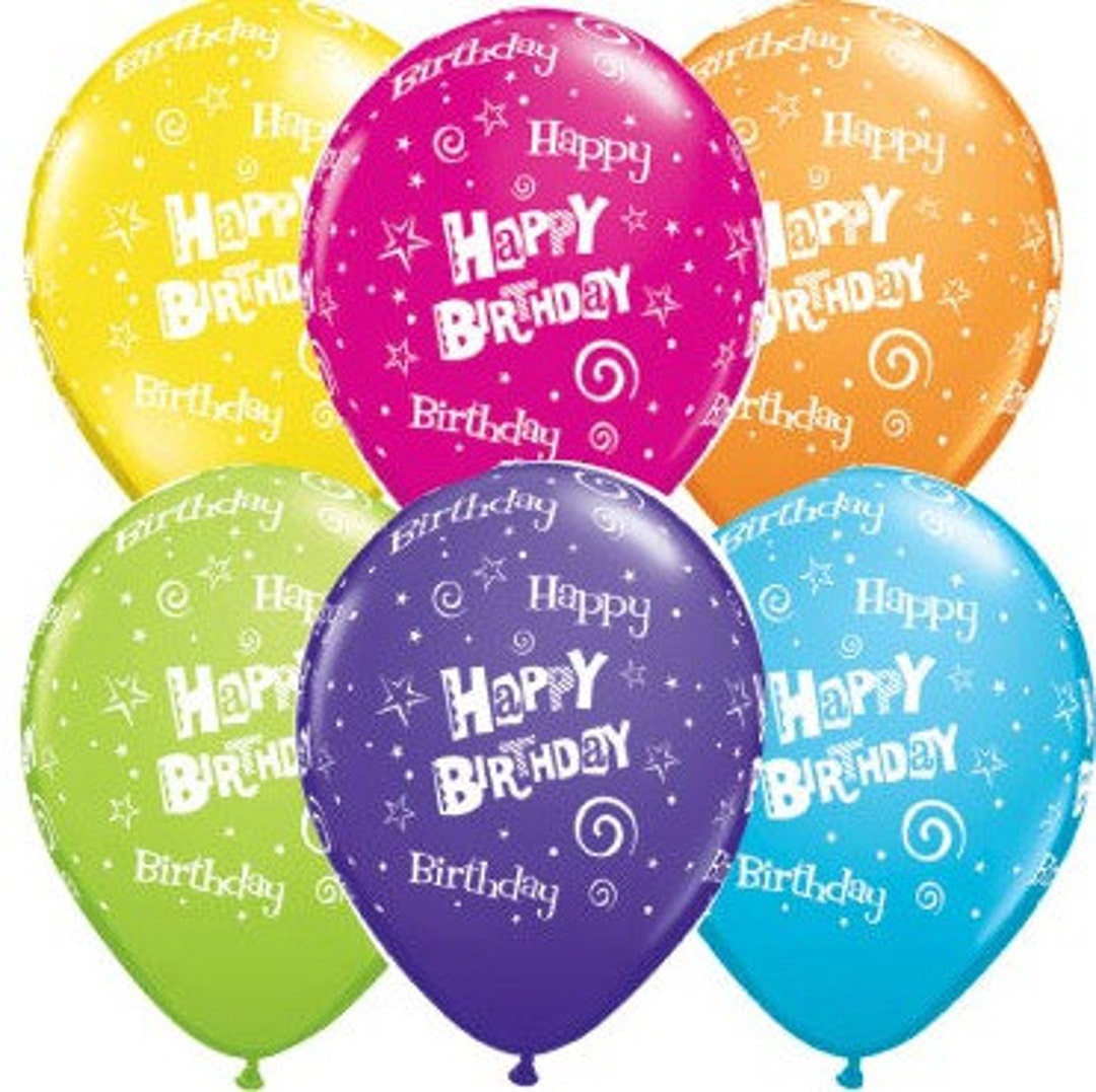 Birthday Balloons Happy Birthday Party Balloons, Kids Birthday Party ...