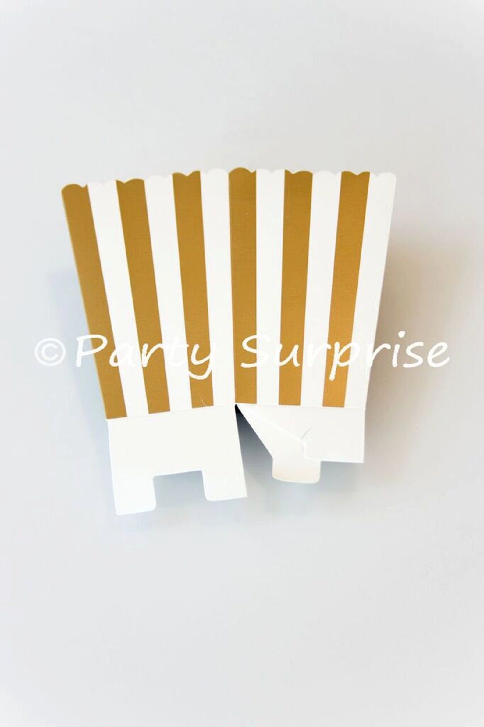 Gold Popcorn Boxes Gold Favor Treat Mini Popcorn Boxes Wedding Birthday ...