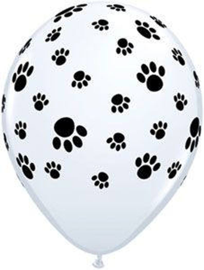 Paw Patrol Balloons Boy Paw Patrol Paw Print Latex 17 - Etsy