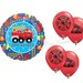 Firefighter Balloons Fireman Birthday Party Balloons Fire - Etsy