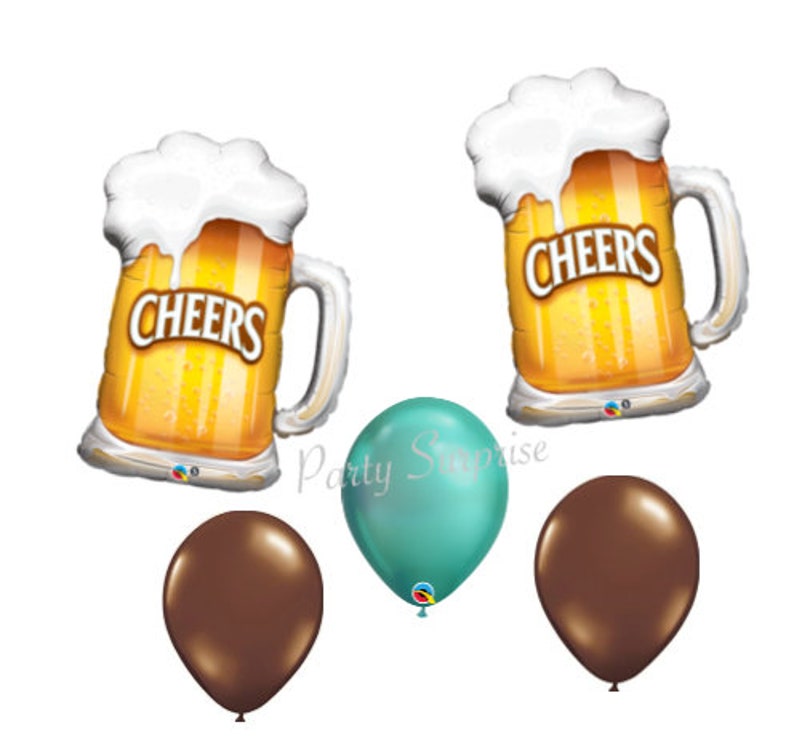 Beer Cupcake Toppers Cheers and Beers Bottle Beer Mugs - Etsy
