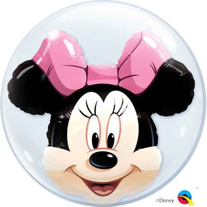 Minnie Mouse Jumbo 24 Double Bubble Balloon Package - Etsy