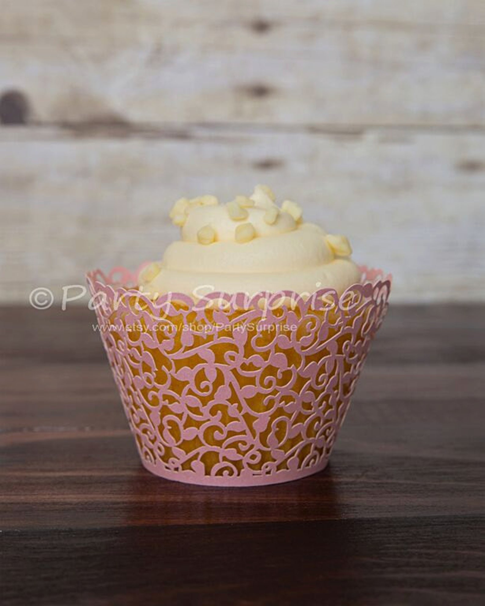 Gold Cupcake Wrapper Metallic Gold Foil Lace Filigree Wedding - Etsy