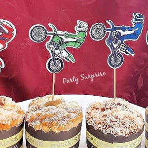 Motorcycle Balloon Pkg Flames 45 Inches Mylar Foil Motorcycle Motocross ...