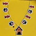 Dog Banner Custom Made Dog With Fire Hydrant Banner Dog Birthday Party ...