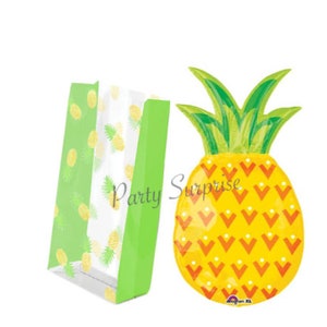 Pineapple Balloons Birthday Package Mylar Pineapple Happy Birthday ...