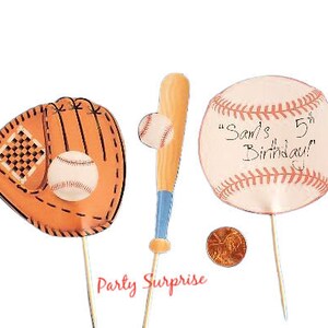 Yankees Baseball and Stars Balloon Pkg Sports Party Birthday Baseball ...