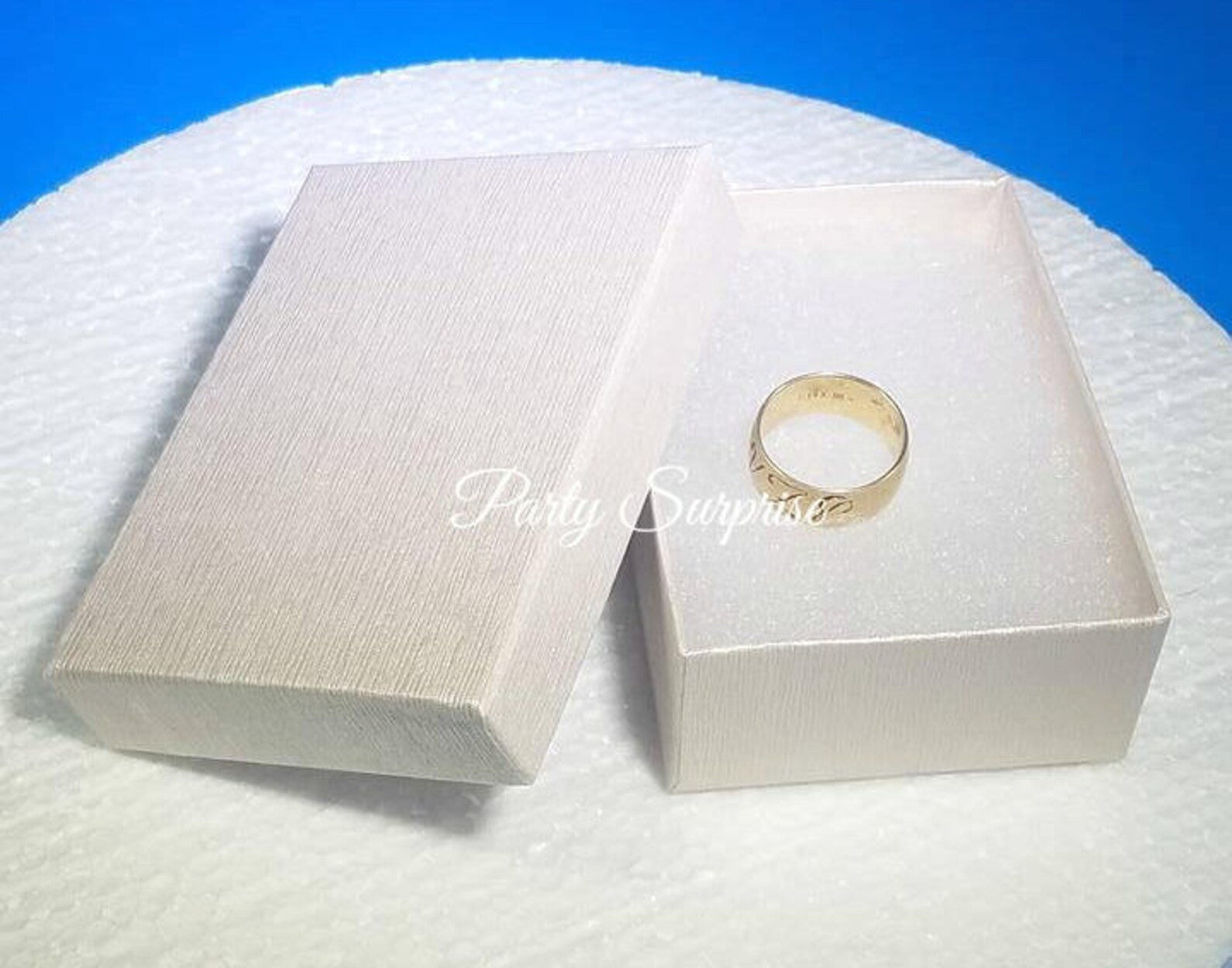 Blue Diamond Ring Bride Balloon Package I Do Engagement Ring - Etsy