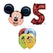 Mickey Mouse 5th Birthday Balloon Pkg Jumbo Mickey Number 5 - Etsy