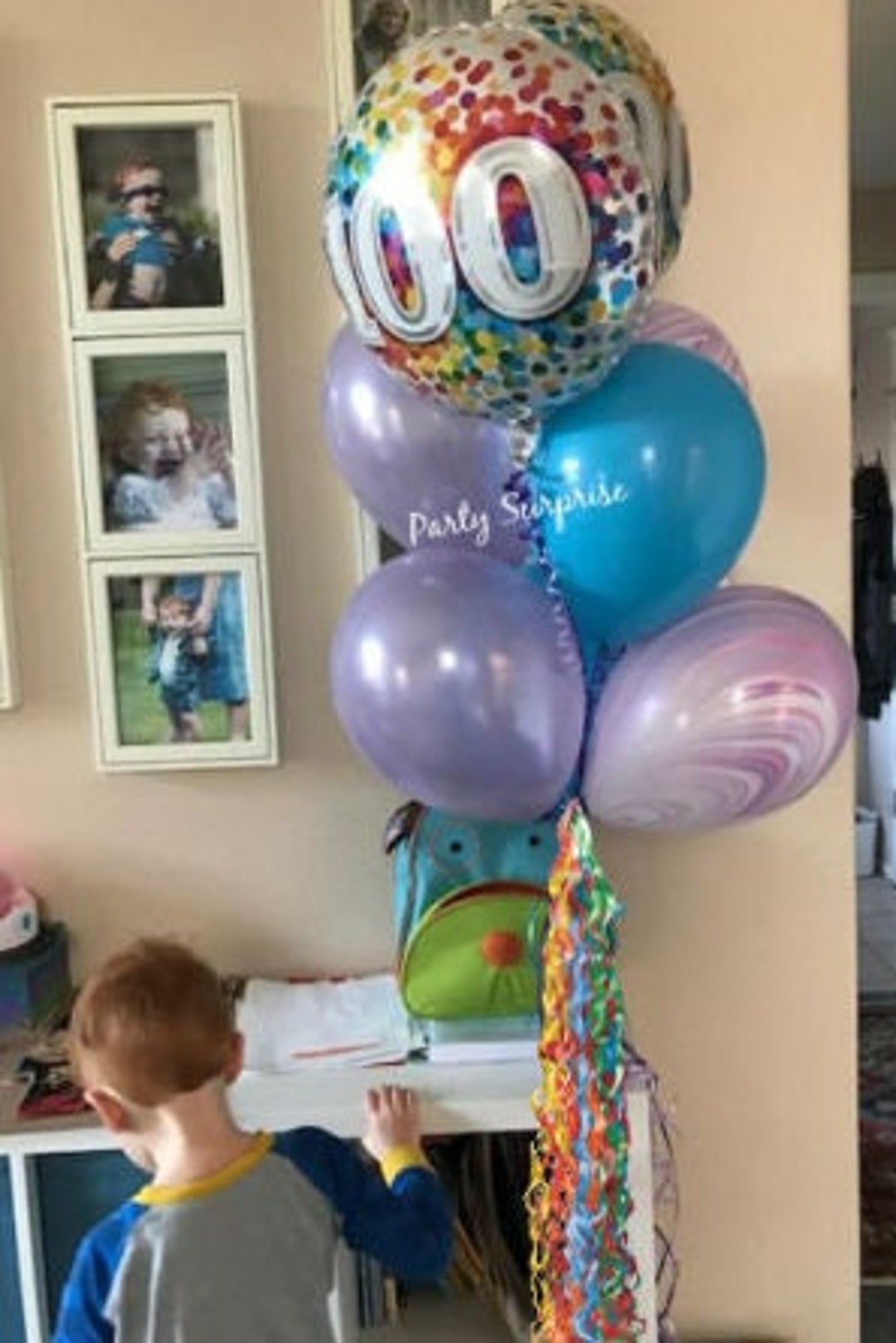 100th Birthday Balloon Package, 100th Birthday, 100 Years Balloon Women ...