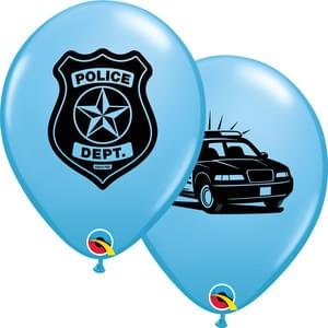Police Balloon Package Police Car Badge Balloons Mylar Police First ...