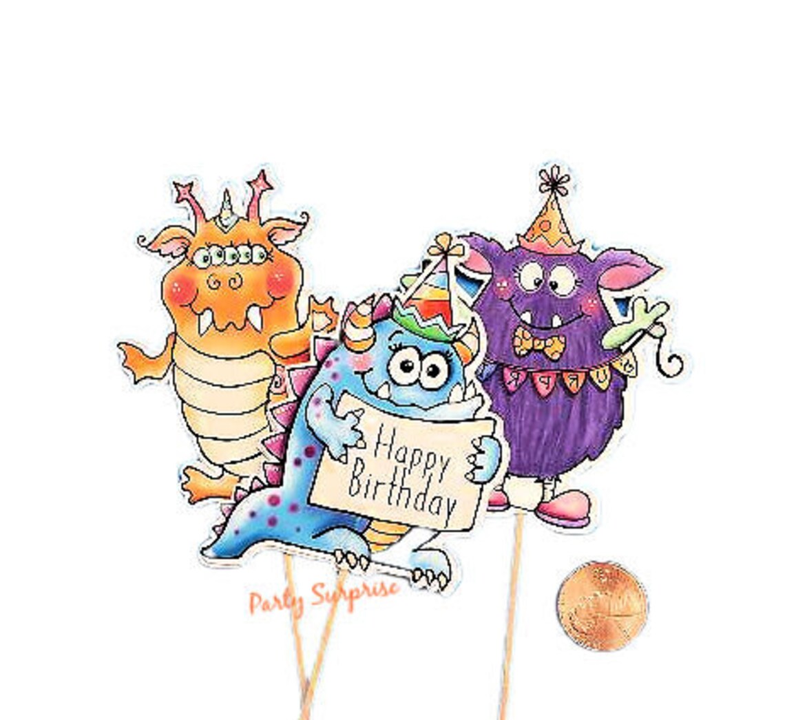 Monsters Univ Balloons Pkg Kids Birthday Party Number Balloons Air Fill ...