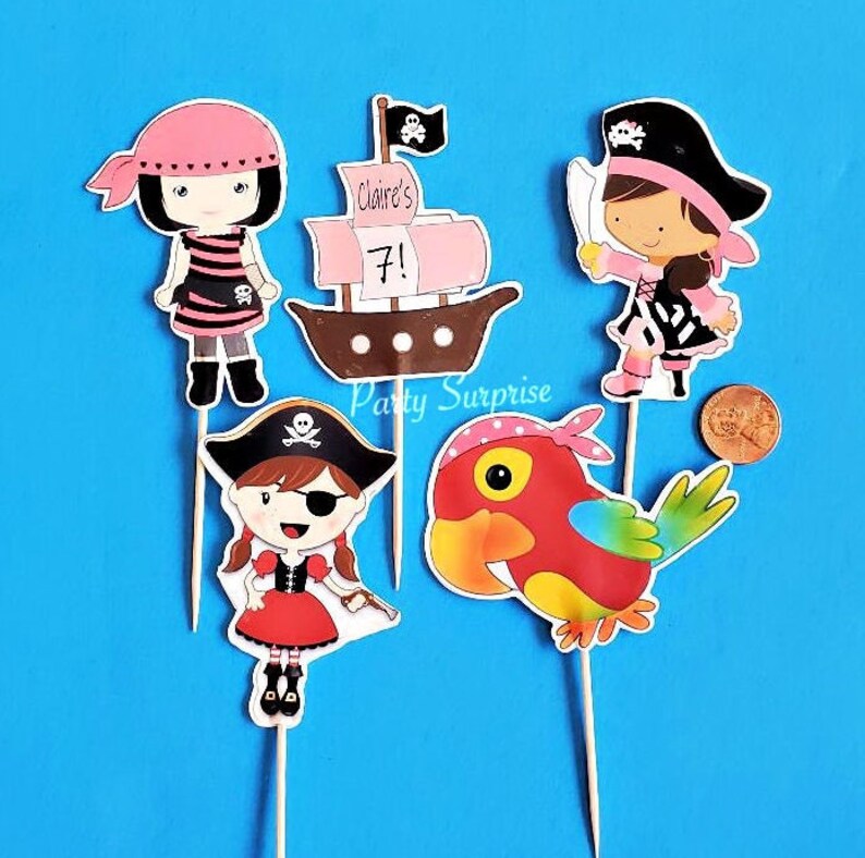 Pirate Straws Halloween Pirate Party Kids Birthday Skulls and | Etsy