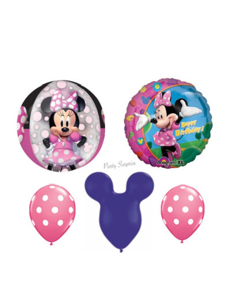 10 Minnie Bubble Balloons 12' Minnie Mouse Baby | Etsy