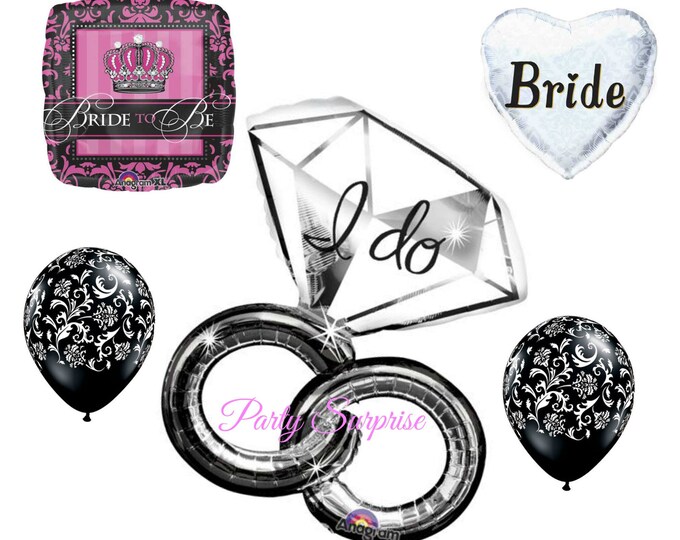 Ring I Do Bride Balloons Bridal Shower Bachelorette Party - Etsy