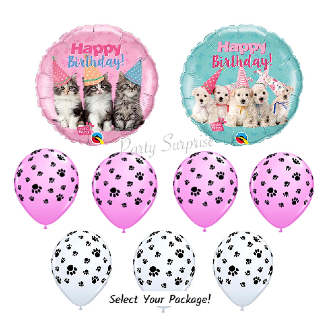 Cat Banner Heavy Card Stock and Ribbon Included 66" Long Cat Party ...