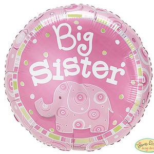 Big Brother Balloon Bouquet Elephant 3 Polka Dot Latex Navy Balloons ...