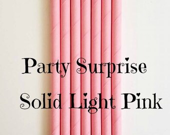 Light Pink Straws | Etsy
