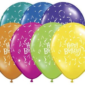 7th Birthday Balloon Package 7 Years Old Girl Boy Birthday Party ...
