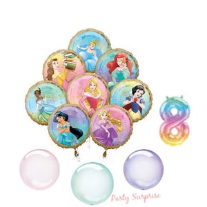 Crystal Pastel Bubble Balloons Transparent Baby Shower Birthday Party ...