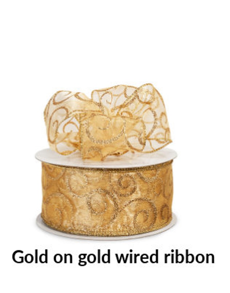 Red Ribbon Red and Metallic Silver Plaid Wired Ribbon | Etsy