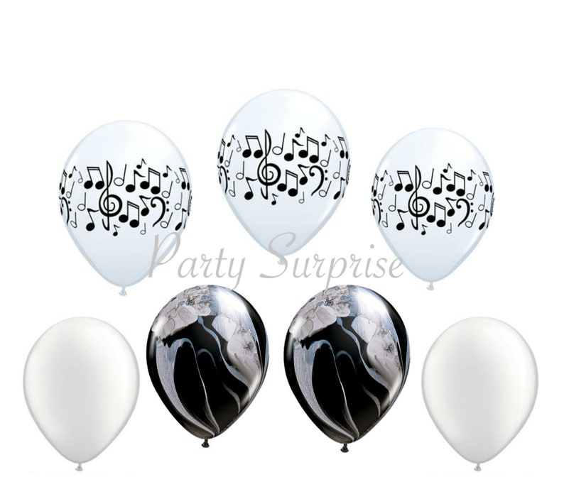 Guitar Rock N Roll Balloons Rock and Roll Party Balloons Latex | Etsy