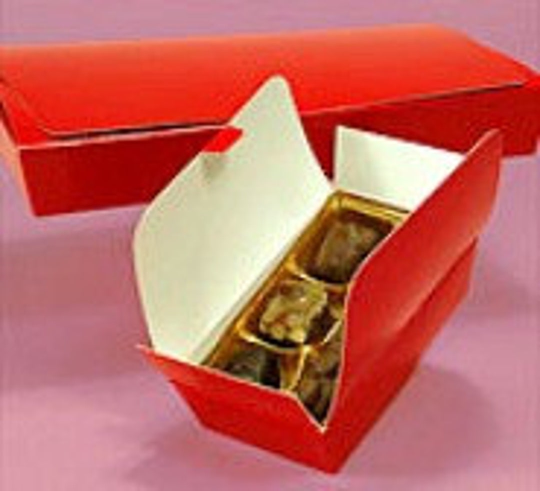 Candy Gift Boxes With Candy Cups and Candy Pads, 2 Layer Candy Boxes ...