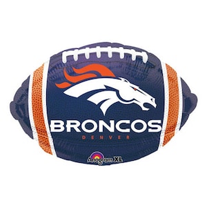 Broncos Football Balloon Package Denver Broncos Party Balloons Football ...