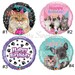 Paw Print Favor Boxes Kraft Dog Cat Animal Pawprint Cookie Treat Candy ...