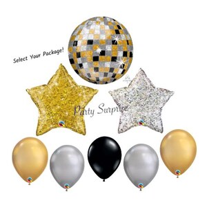 Disco Ball Balloon 60s 70s 80s Disco Dance Rock Retro, Disco Balloons ...