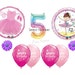 Ballerina Birthday Balloons Girl Birthday Balloons Number Balloon ...